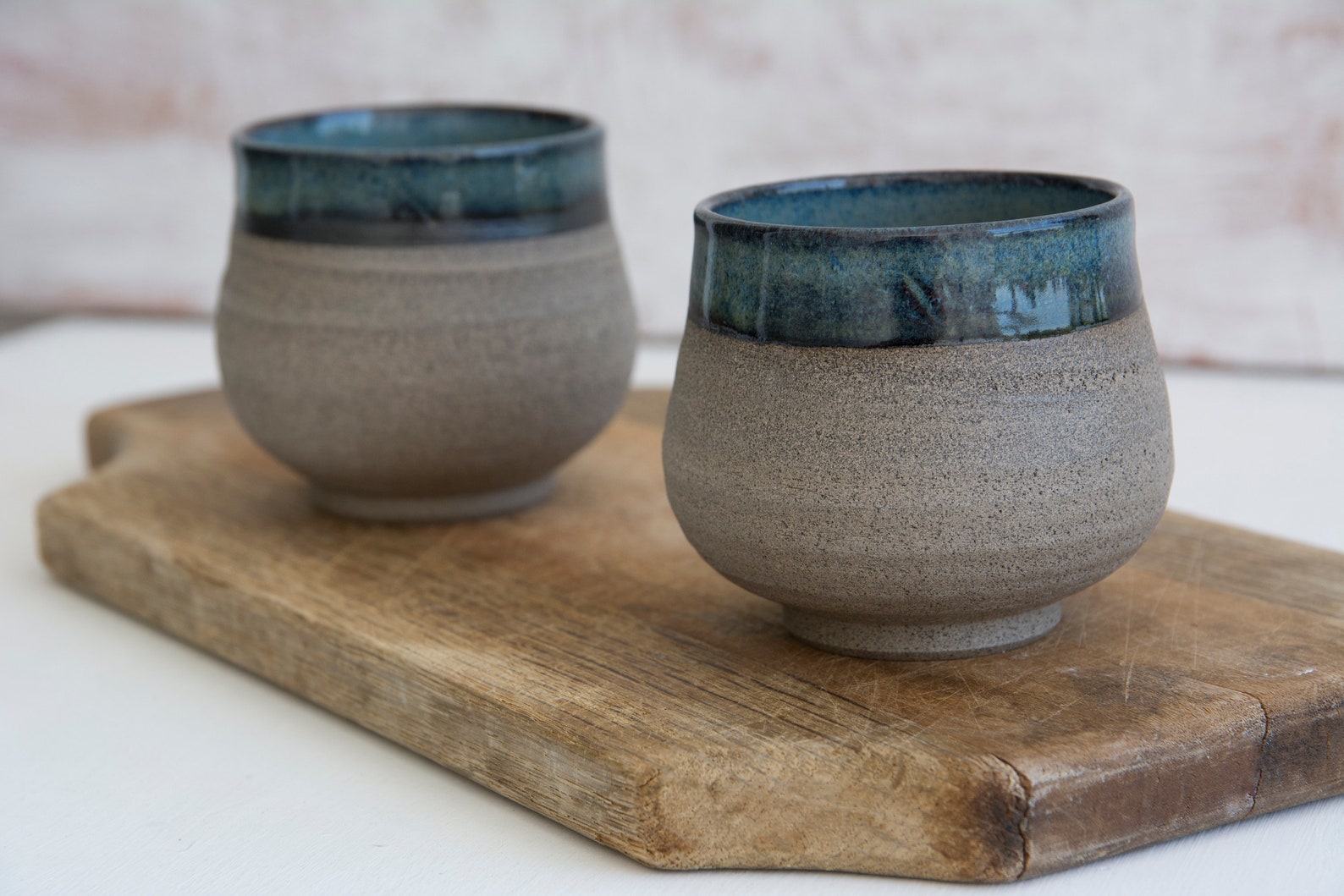 Ceramic Espresso Cups Set of 2 Handles Pottery Cups - Etsy