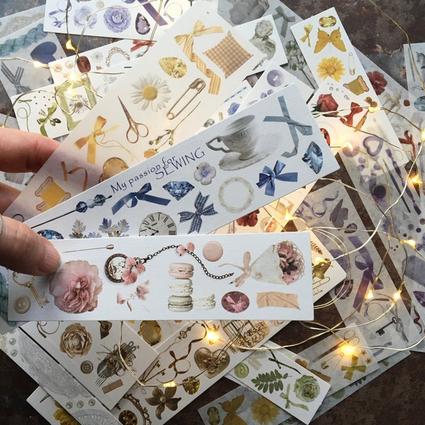 Ephemera Stickers - Etsy UK