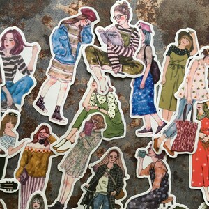 People Stickers for Modern Journaling and Scrapbooking - Etsy UK
