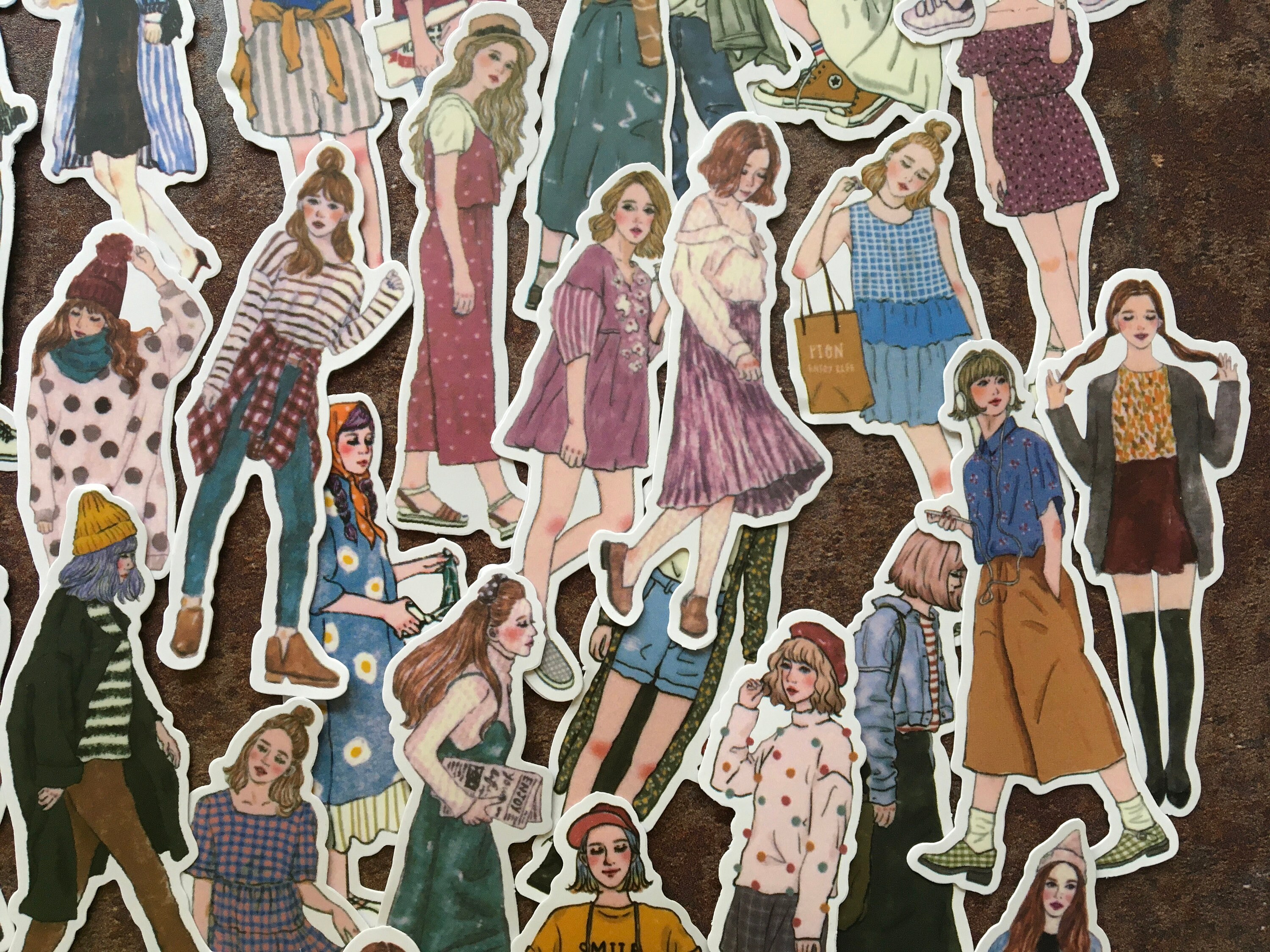 People Stickers for Modern Journaling and Scrapbooking - Etsy UK