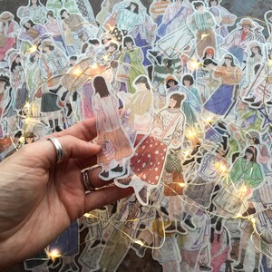 Illustrated People Stickers for Modern Journaling and Scrapbooking ...