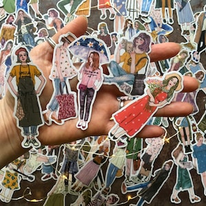 People Stickers for Modern Journaling and Scrapbooking - Etsy UK