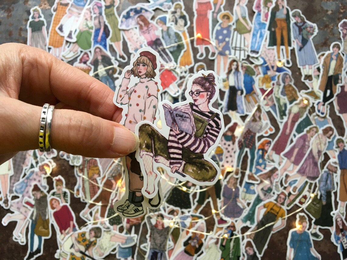 People Stickers for Modern Journaling and Scrapbooking - Etsy UK