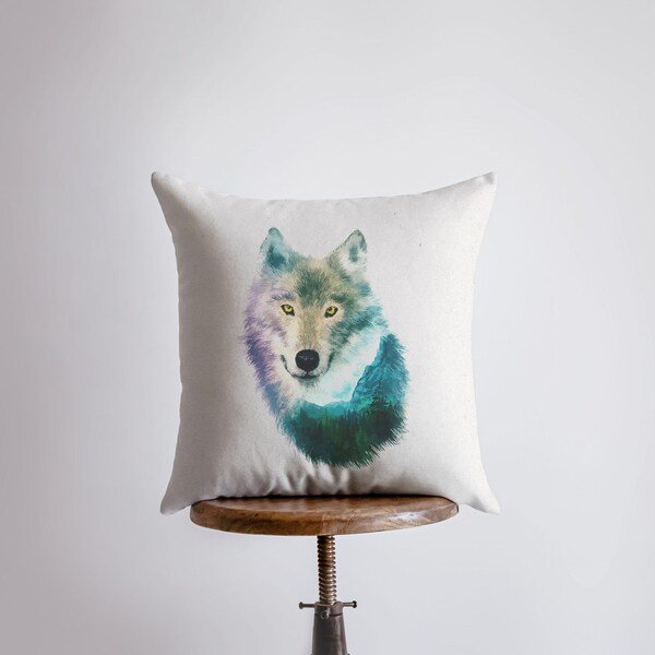 Wolf Pillows - Etsy