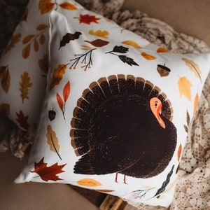 Primitive Turkey Pillow Cover | Thanksgiving Decor | Farmhouse Pillows ...