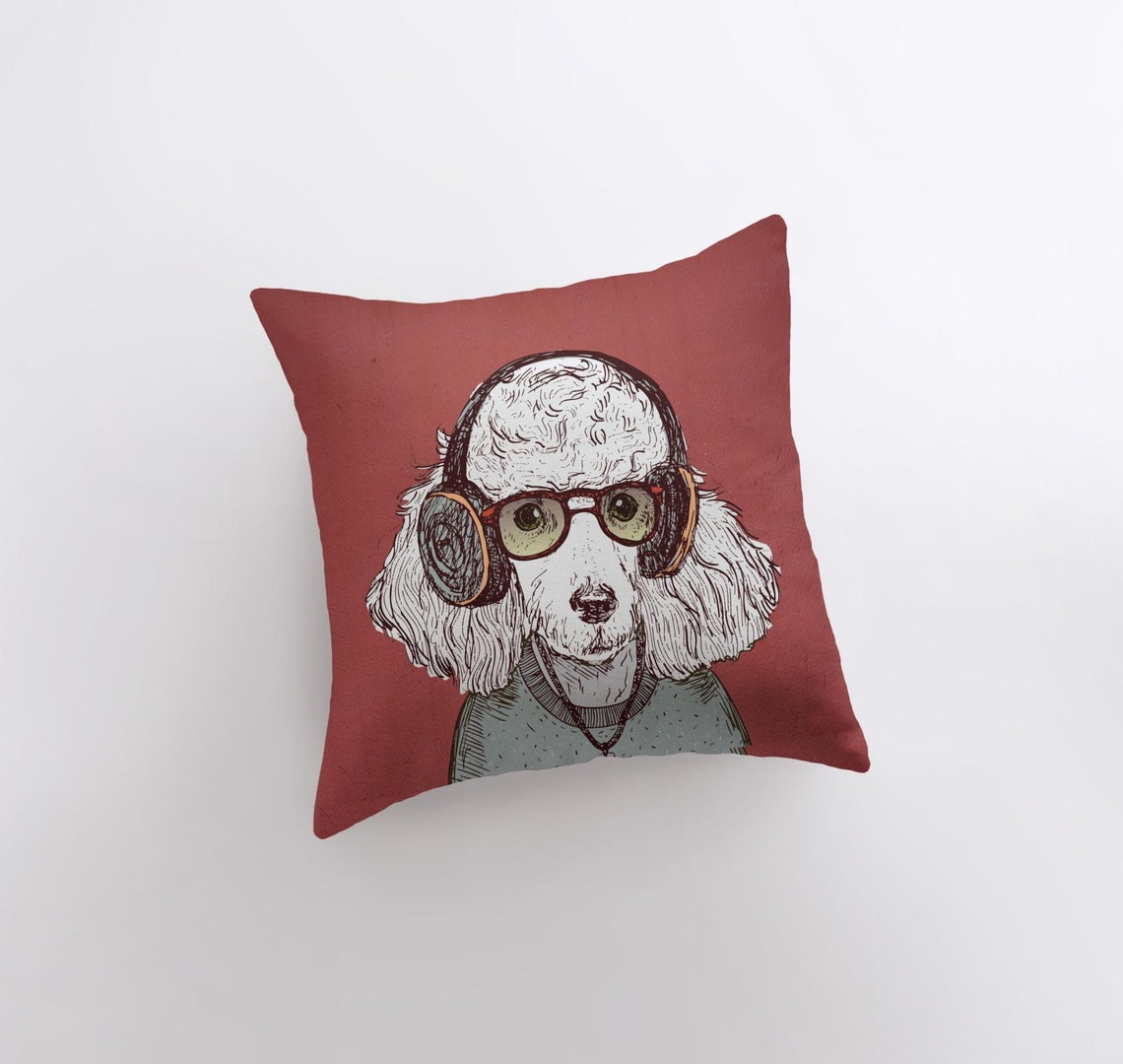 Poodle Pillow Cover Throw Pillow Home Decor Accent - Etsy
