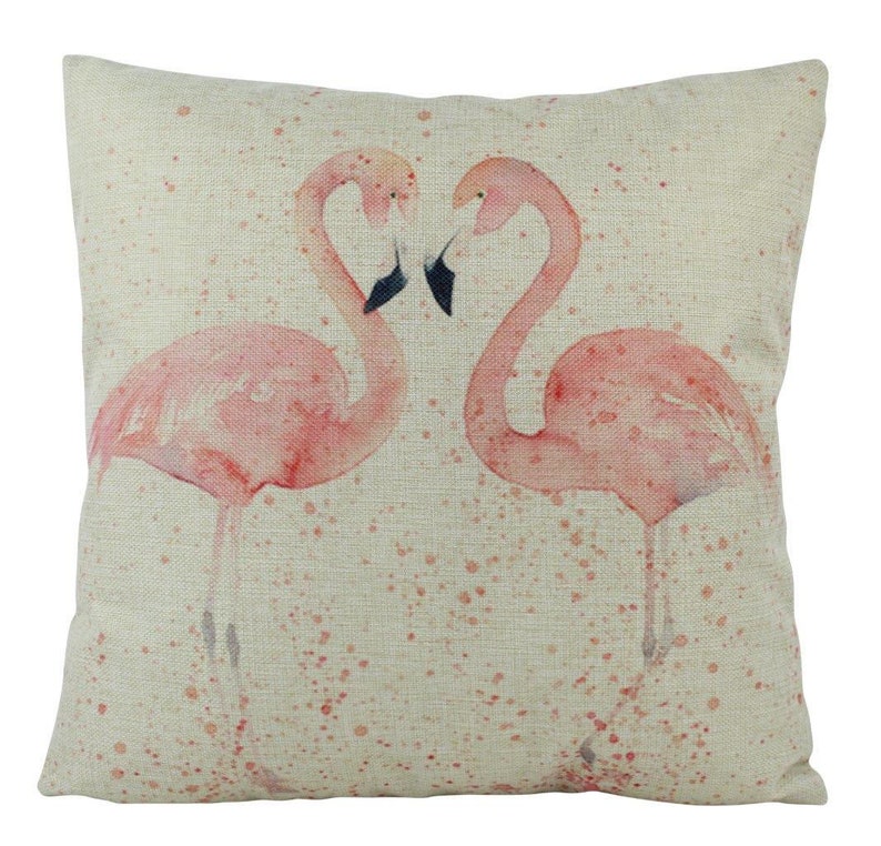 Pink Flamingo Pillow Cover Throw Pillow Home Decor - Etsy