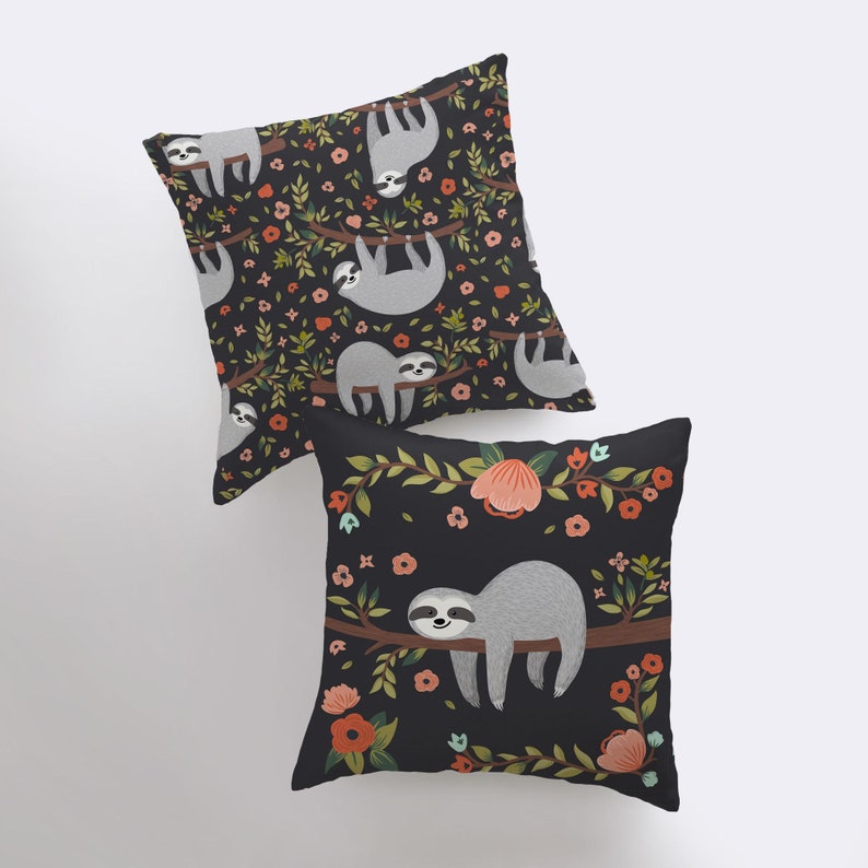 Sloth | Sloth Décor | Sloth Gift | Fun Gifts | Pillow Cover | Home ...