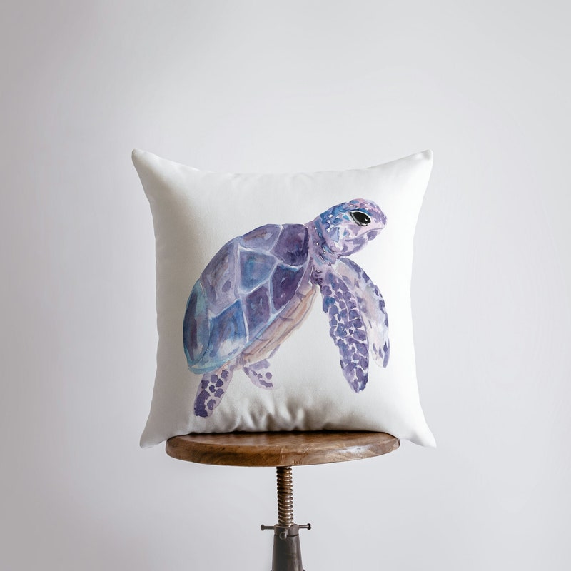 Sea Turtle Pillow - Etsy