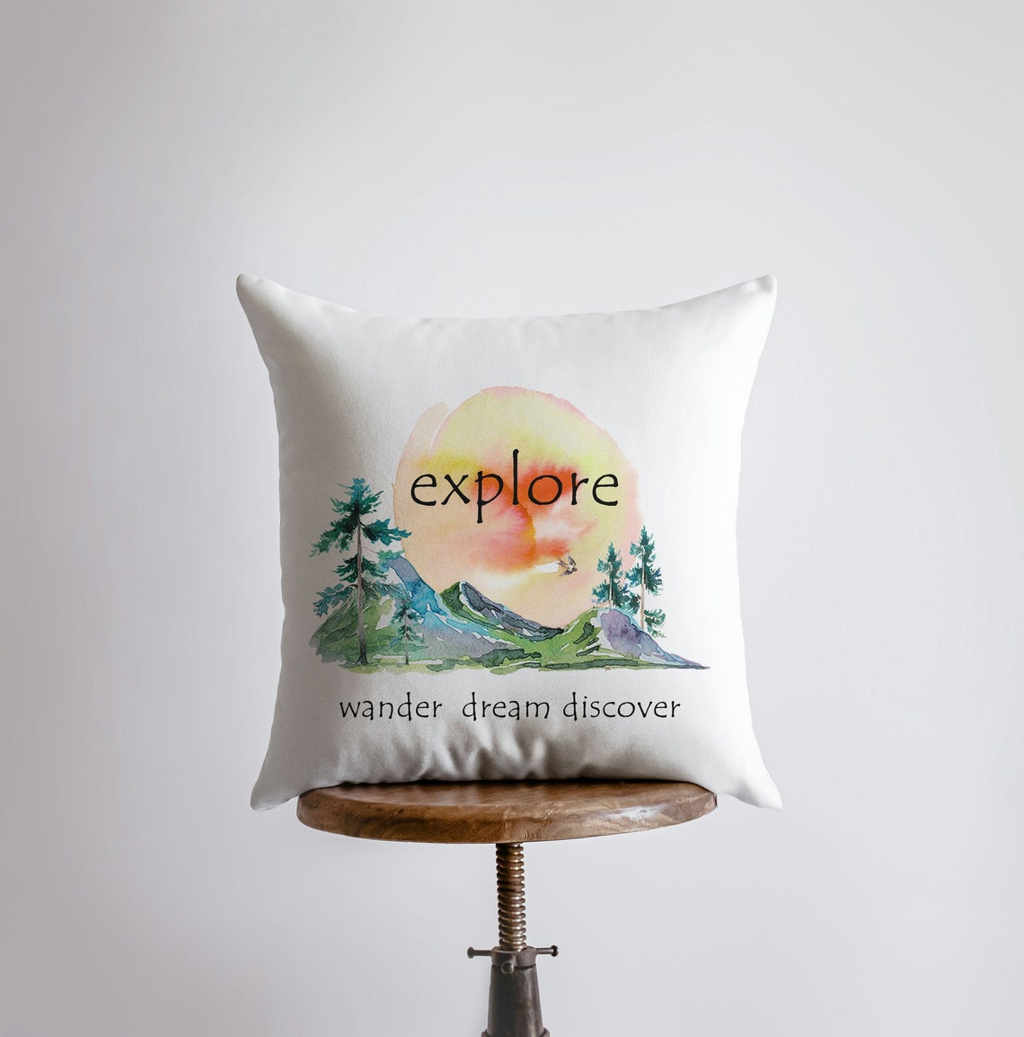 Explore Wander Dream Discover Pillow Cover Wander Lust - Etsy