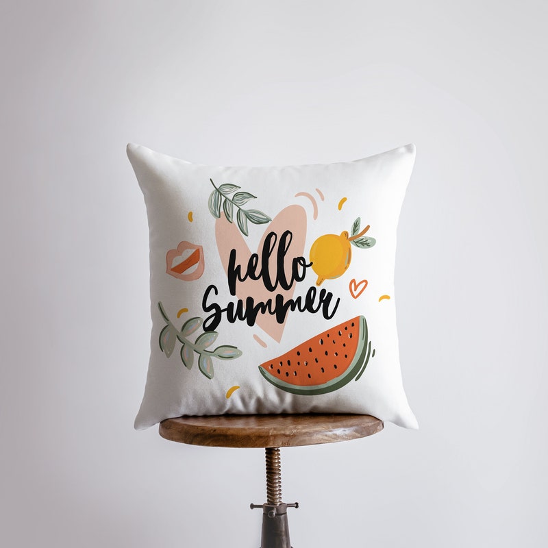 Summer Pillow - Etsy