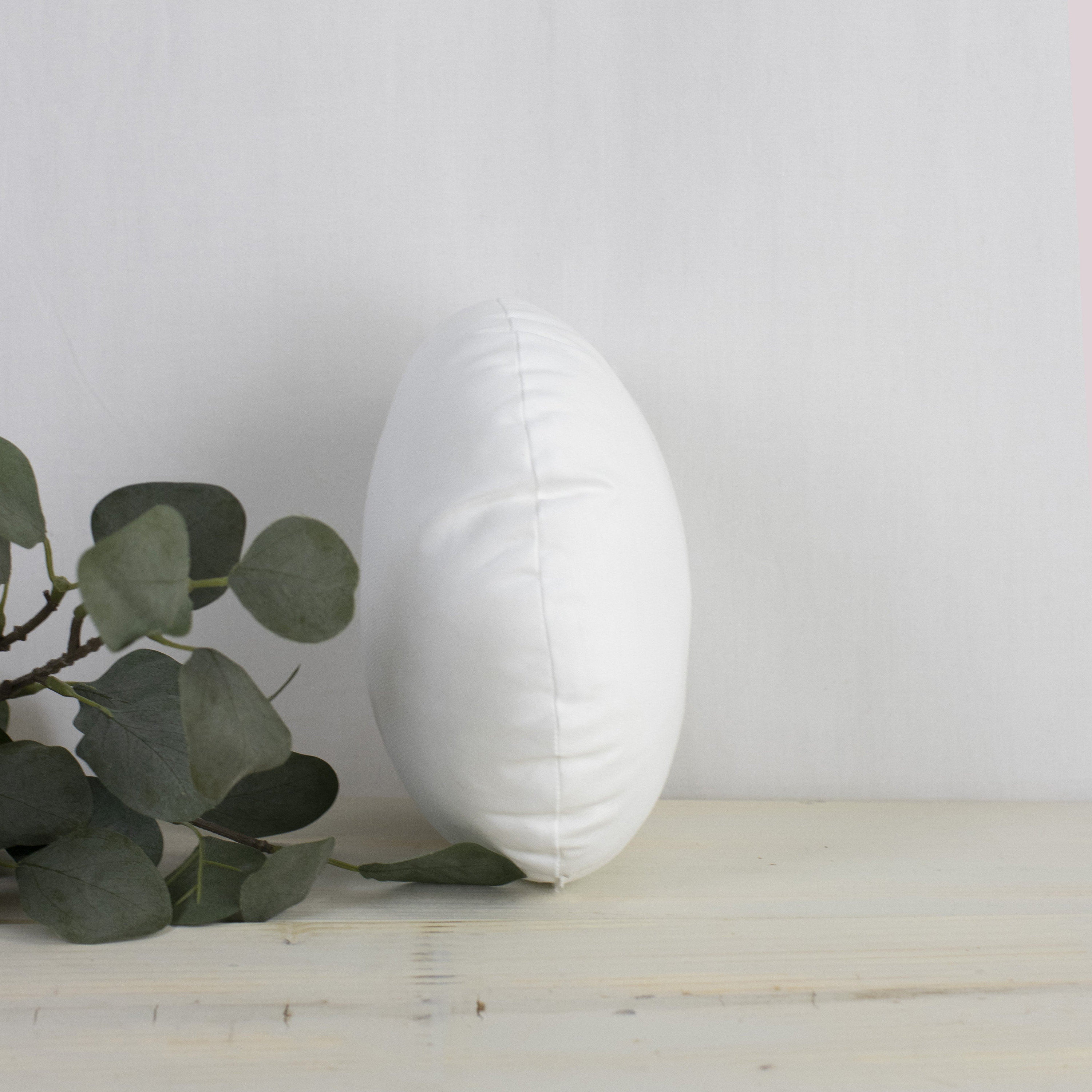 18" | 16" | 14" | 12"| 10" | 8" | Round Hypoallergenic Polyester Filled ...