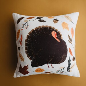 Primitive Turkey Pillow Cover | Thanksgiving Decor | Farmhouse Pillows ...