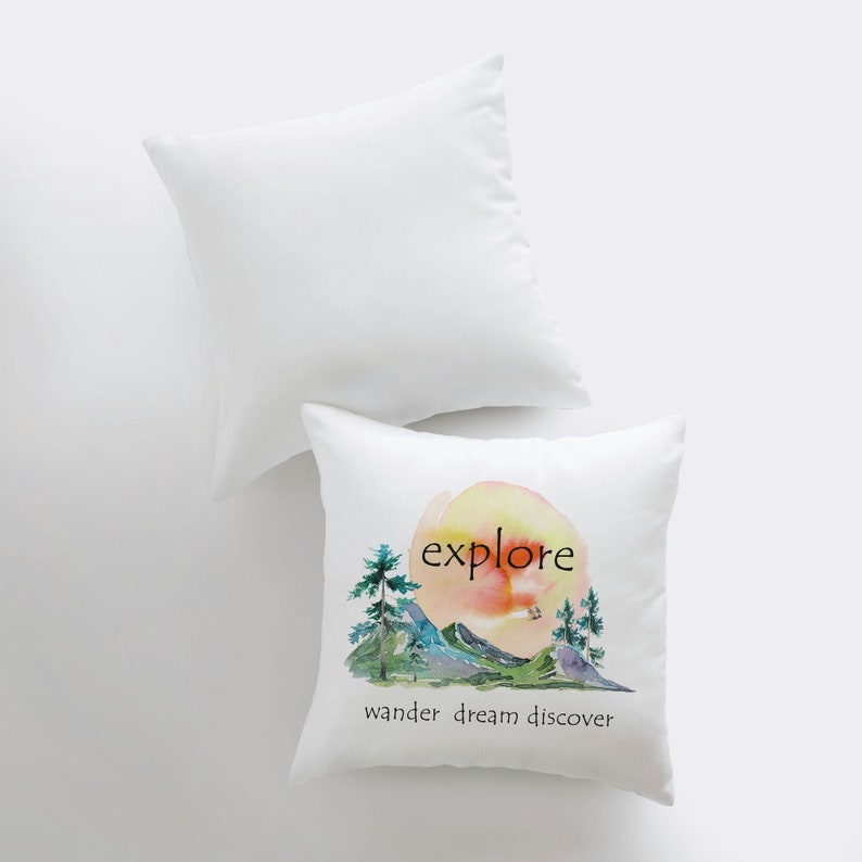 Explore Wander Dream Discover Pillow Cover Wander Lust - Etsy