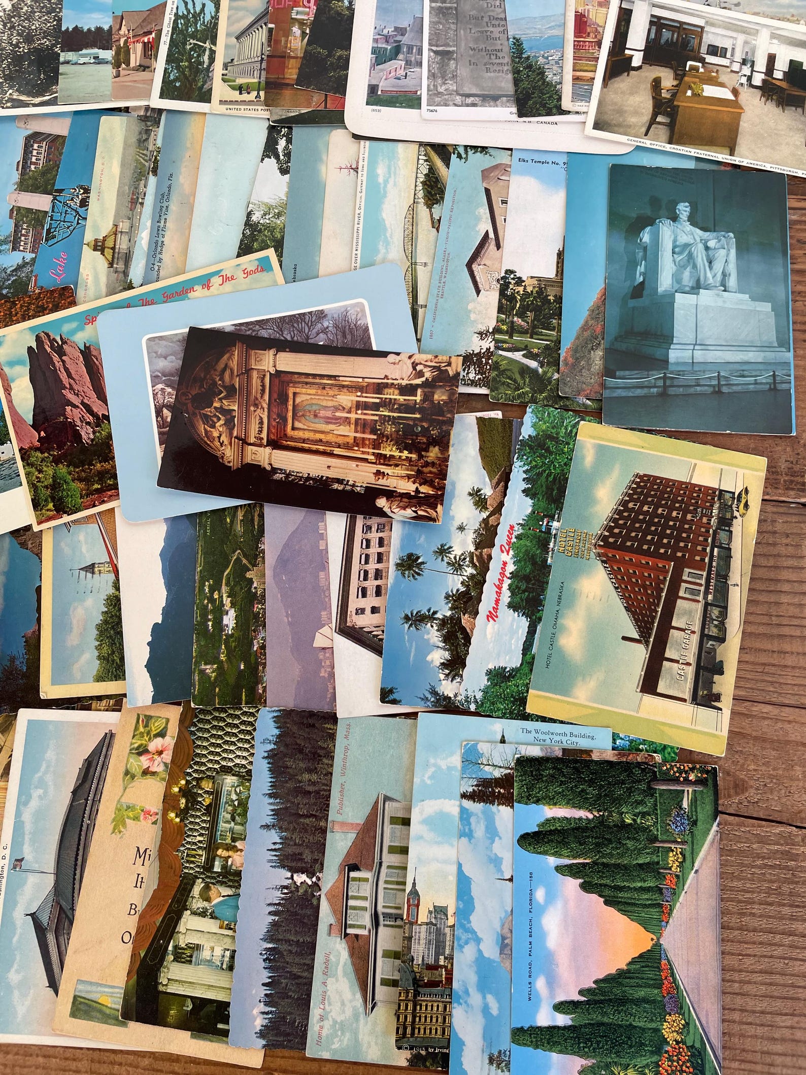 Vintage Postcard Lot of 100 - 1970s and Earlier - Etsy