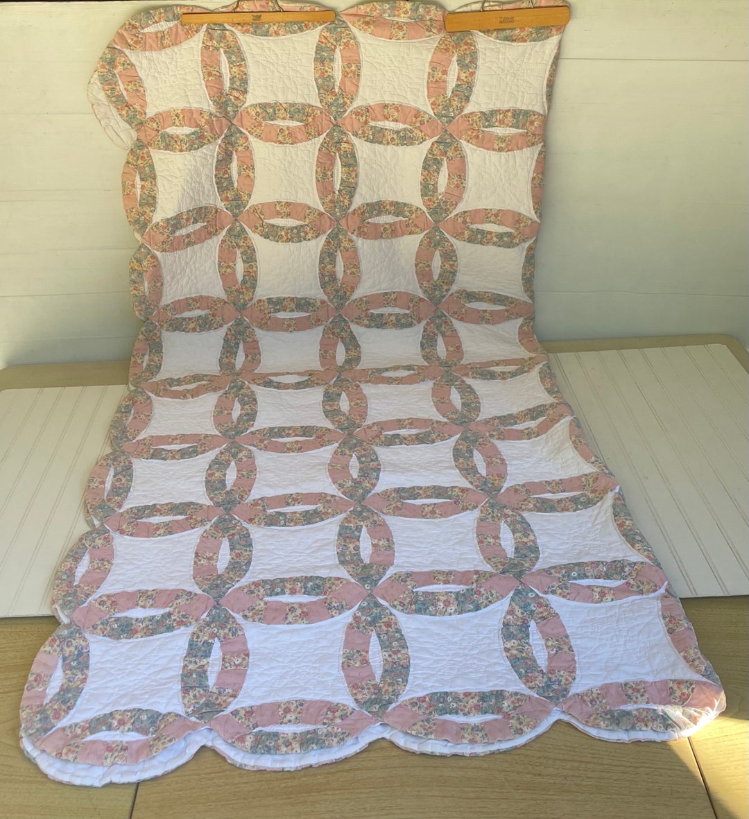 Vintage Wedding Ring Quilt - Old Fashioned Quilt - Etsy