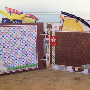 Kitty Cat Pet Scrapbook Photo Memory Book Keepsake Album Chipboard 6x6 ...