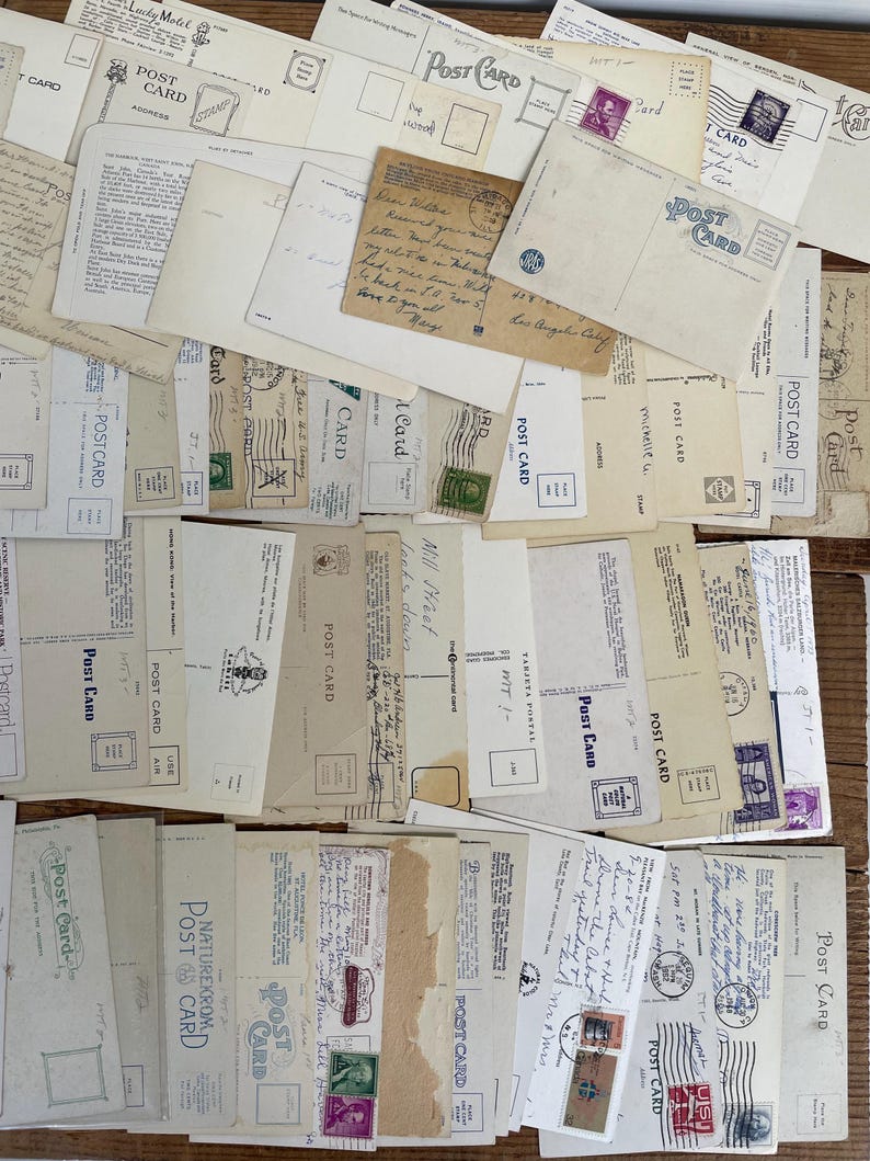 Vintage Postcard Lot of 100 - 1970s and Earlier - Etsy