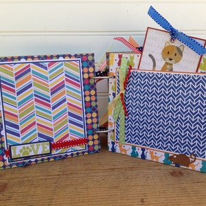 Kitty Cat Pet Scrapbook Photo Memory Book Keepsake Album Chipboard 6x6 ...