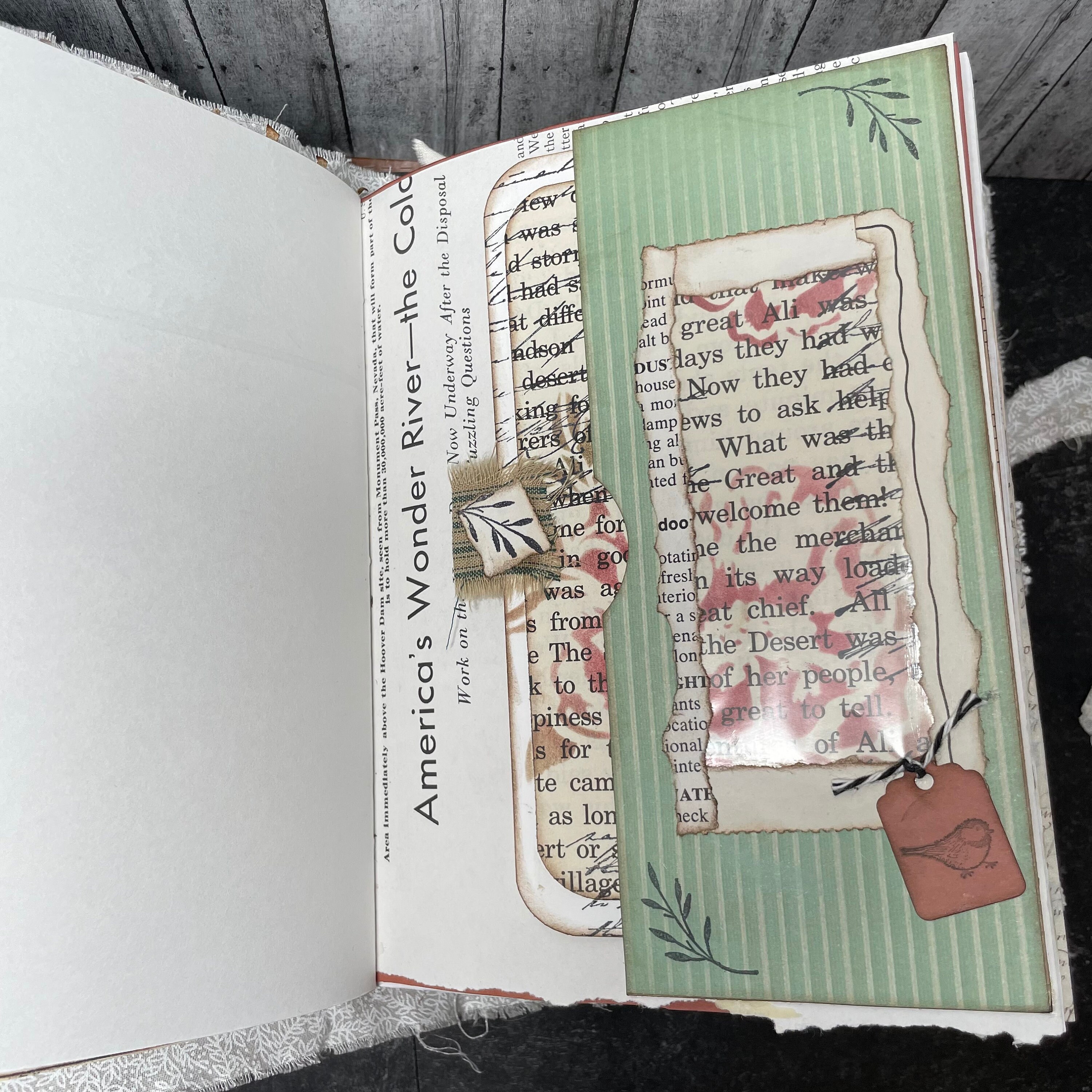 Beautiful Junk Journal Handmade Fabric Lace Cover Shabby 200 Pages - Etsy