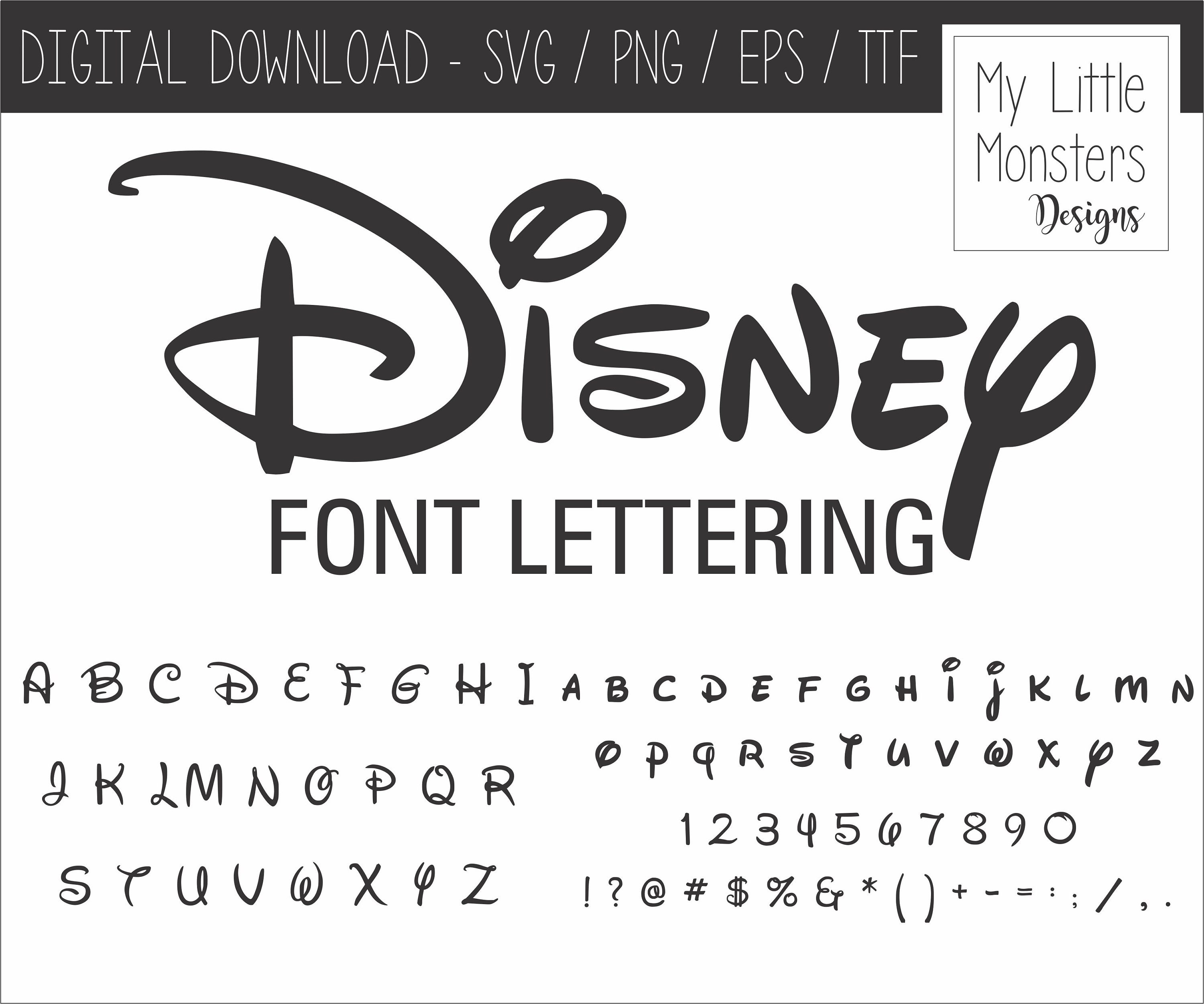 Disney Font Download
