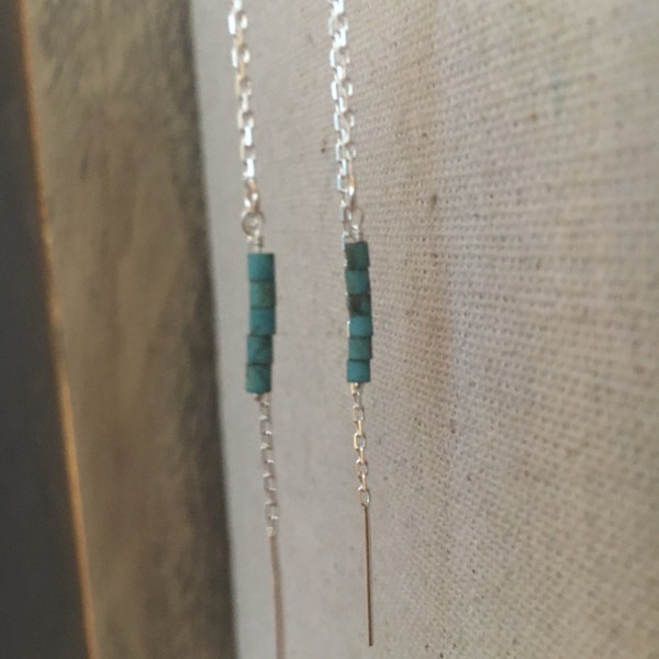 Ear Thread Earrings - Etsy