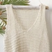 Knit Tank Top Women, Loose Cotton Tank Top, V Neck Tank Top, Hand Knit ...
