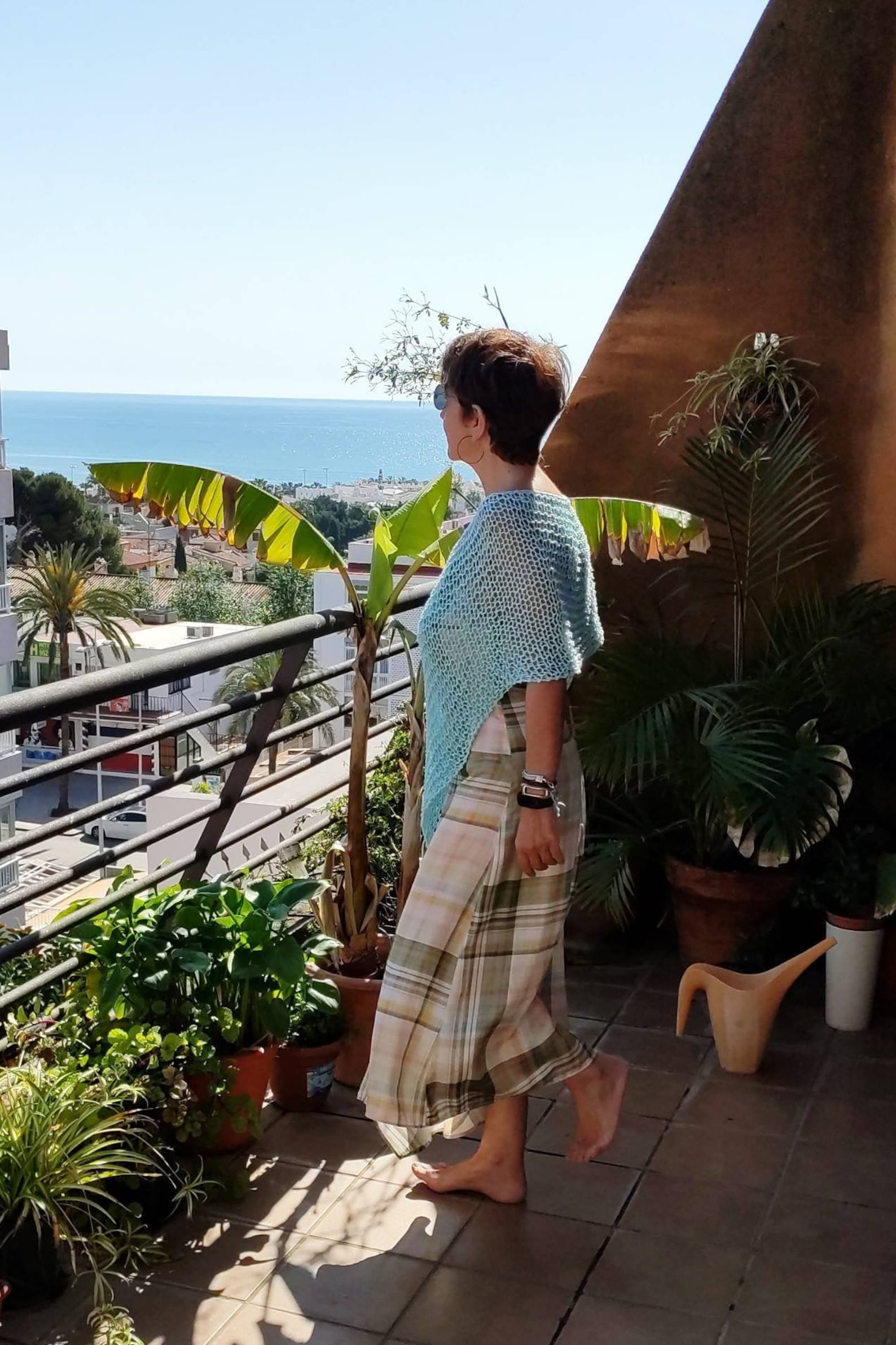 Summer Knitting Pattern, Poncho Knit Pattern, Women Summer Clothing ...