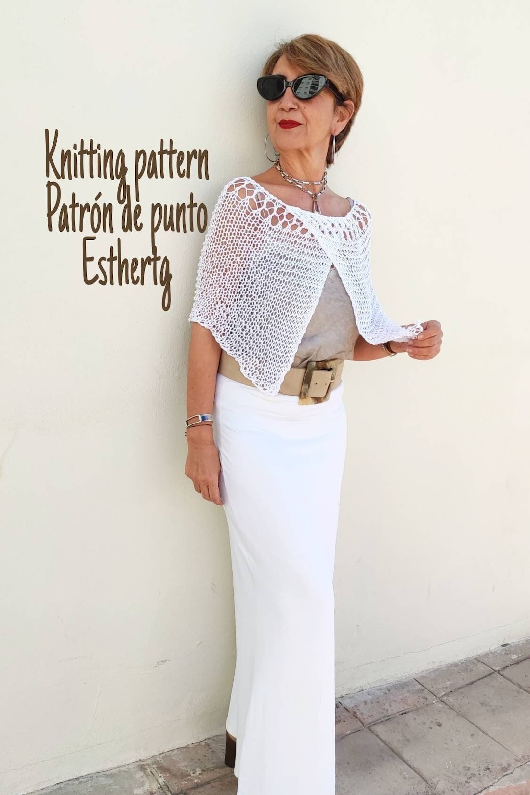 Knitting Tutorial, Easy Knit Pattern for Summer, Cotton Knitting ...