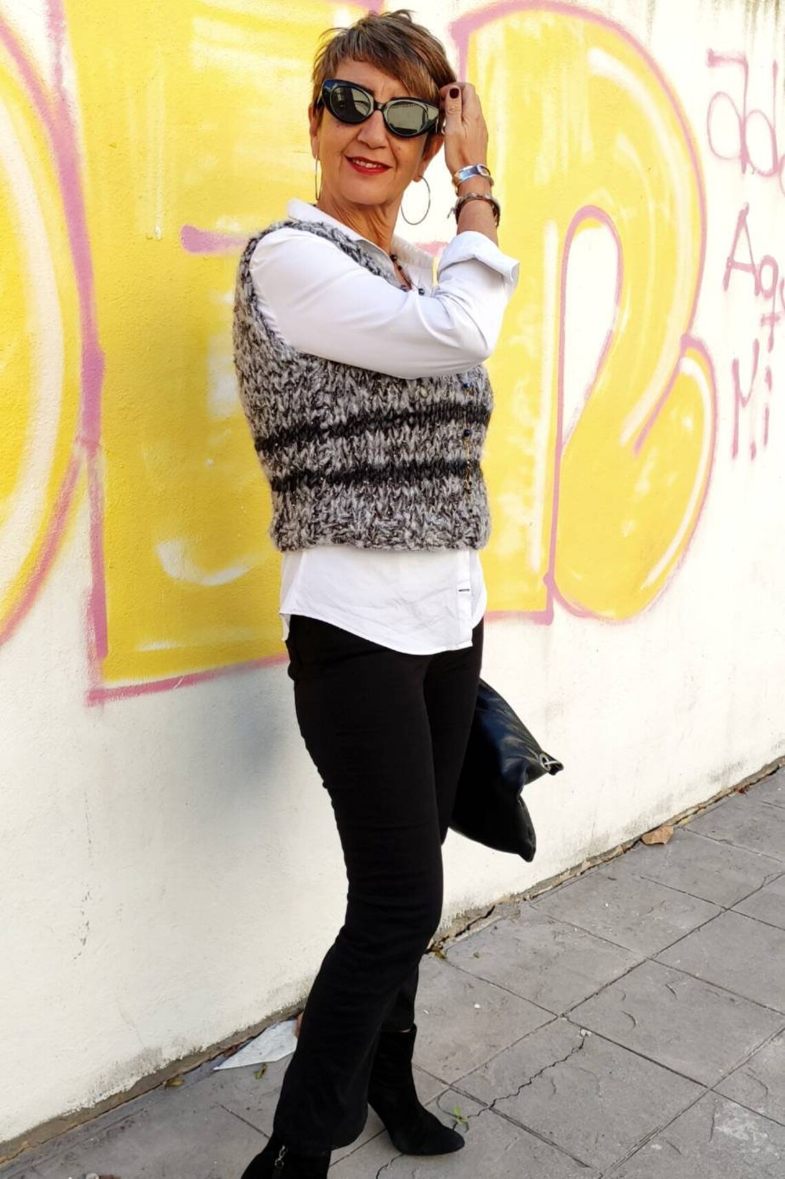 Sweater Vest for Women Gray Knit Vest V-neck Sweater Vest - Etsy