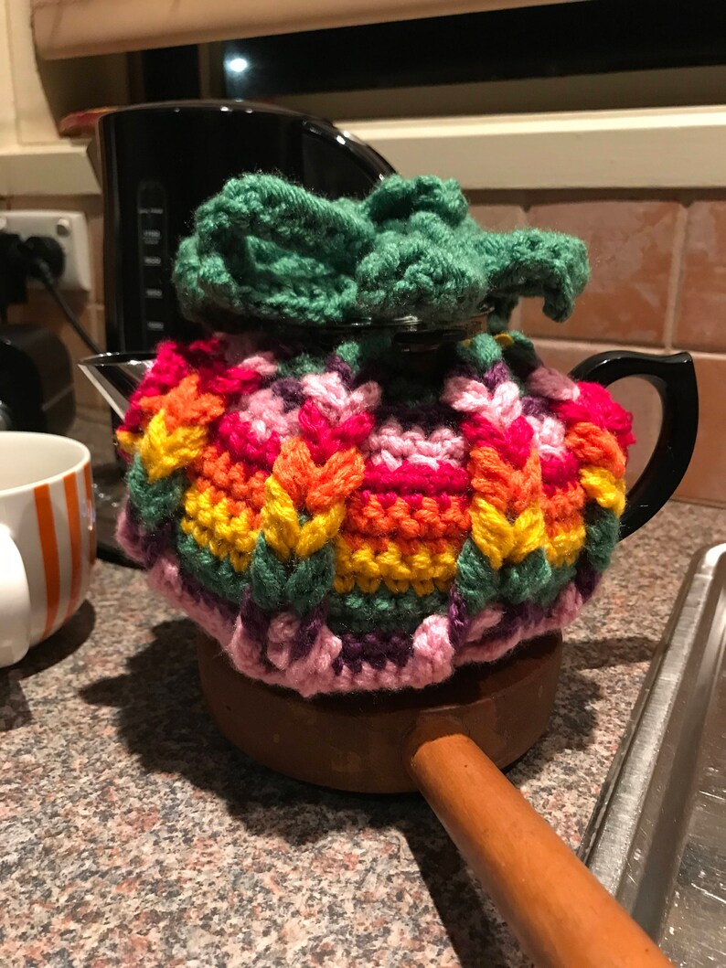 Hand Made Crocheted Tea Pot Cozy - Etsy