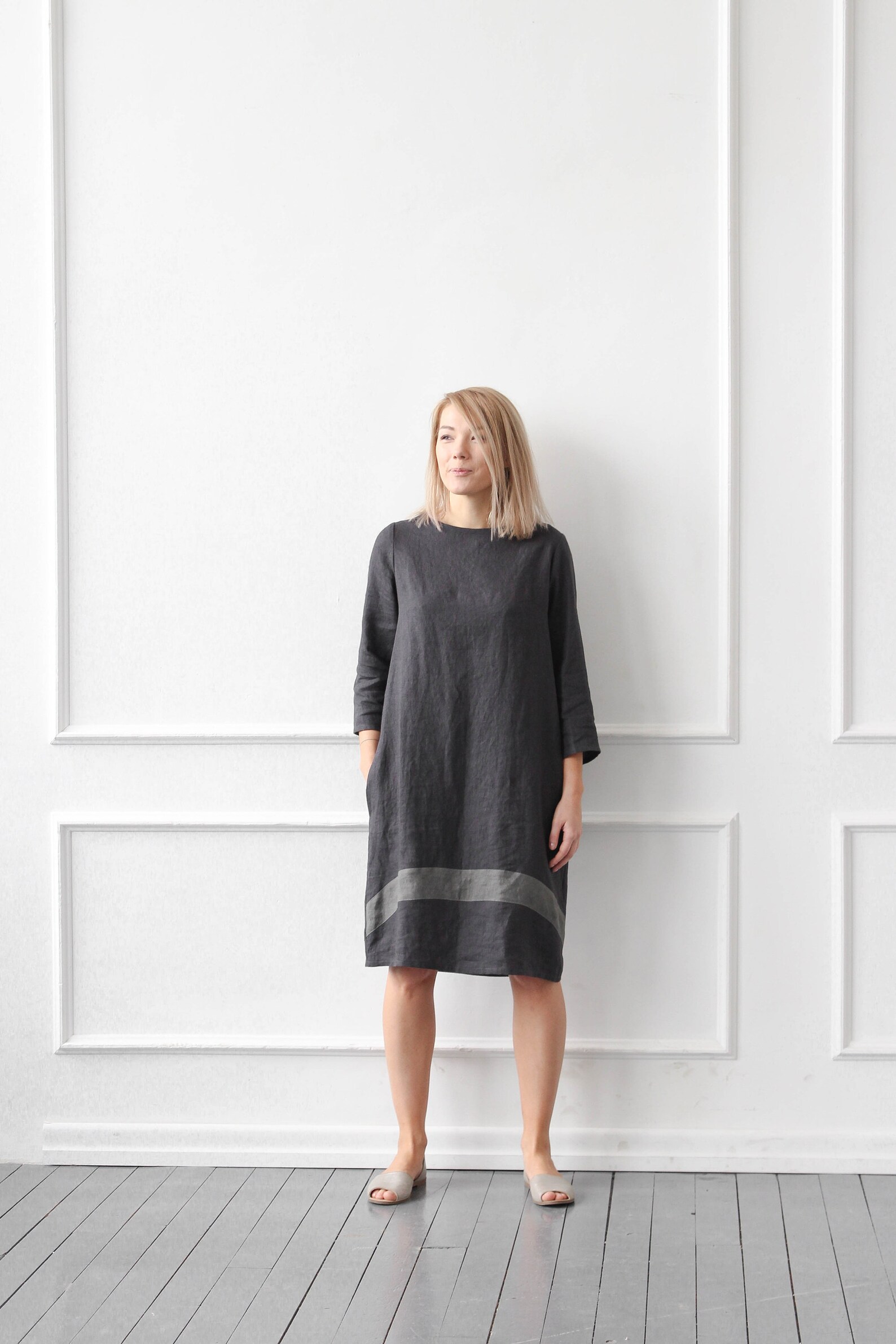 READY TO SHIP: Linen Dress for Women Linen Clothing Plus - Etsy