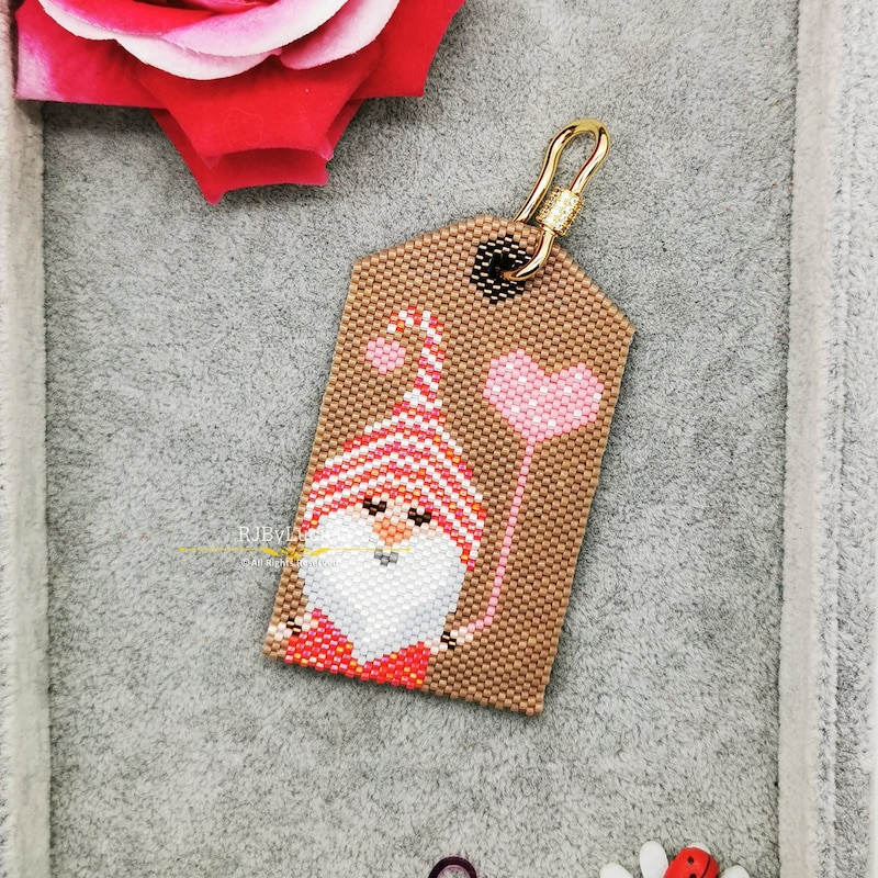 Valentine Gnome Bracelet - Etsy UK