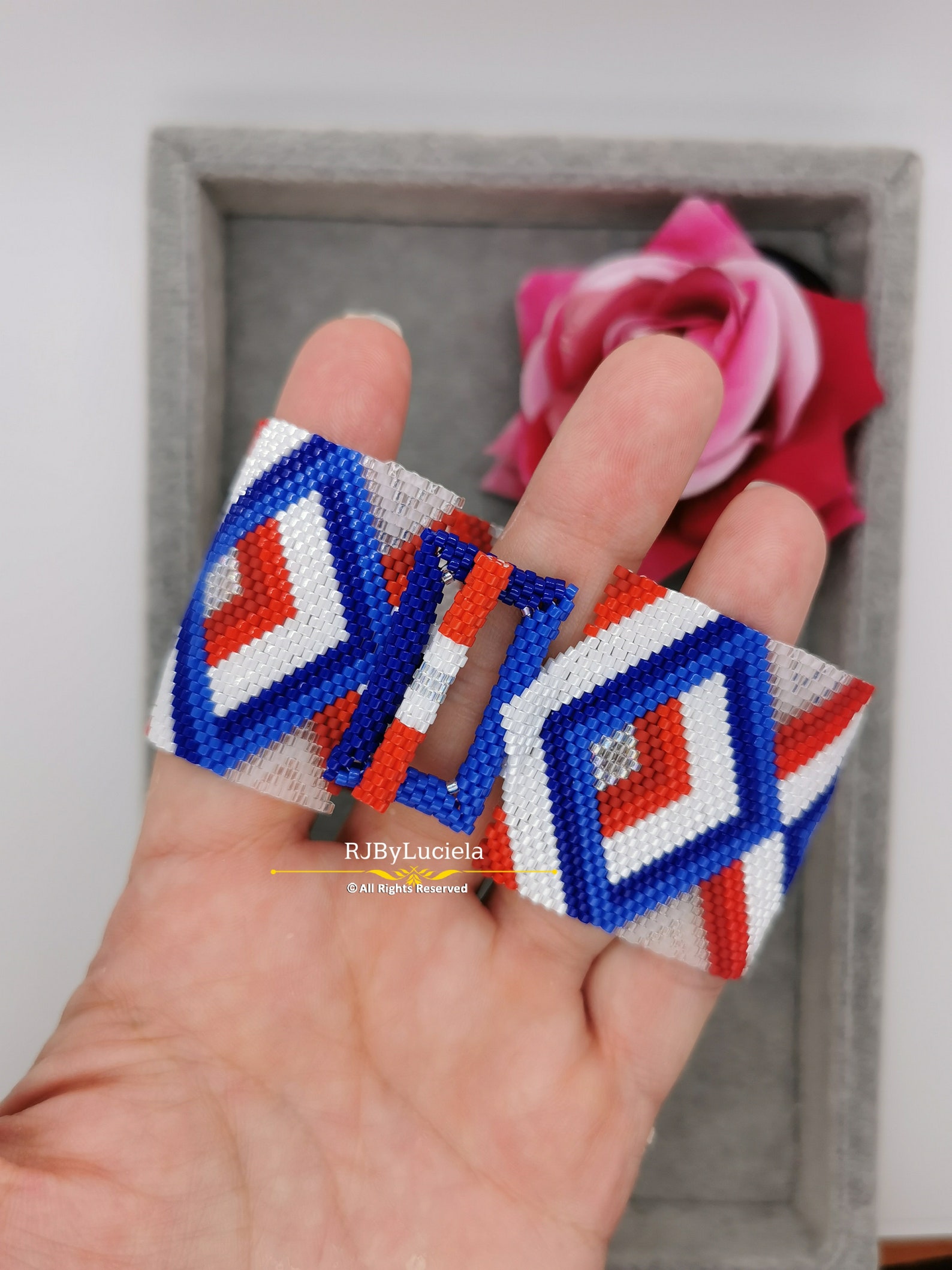 Diamond Trio Peyote Pattern Odd Count Peyoted Pattern - Etsy