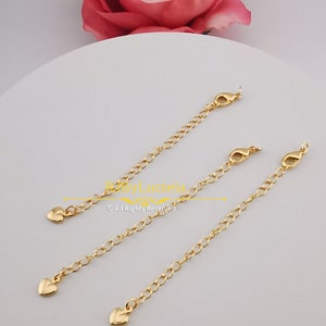 Spring Clasp With Extension Chain | Clasp Bracelet | Clasp for Jewelry ...