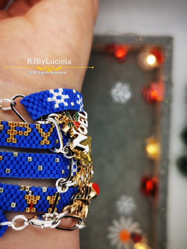 Christmas Jingle Wrap Peyote Pattern Even Count Peyoted - Etsy