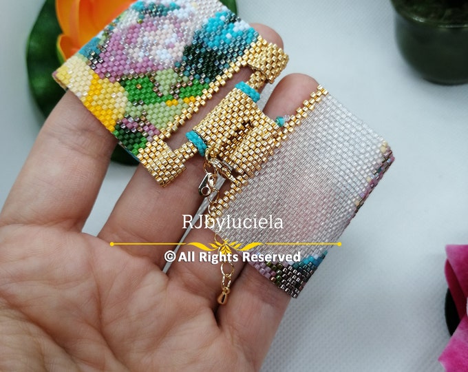 V Fringed Necklace PDF Bead Weaving Pattern Tutorial - Etsy