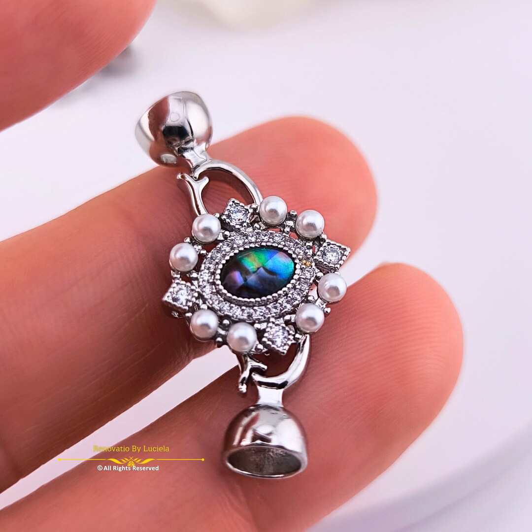 Double Side Clasp With Small Pearls Luxury Clasp Supplies for Jewelry ...