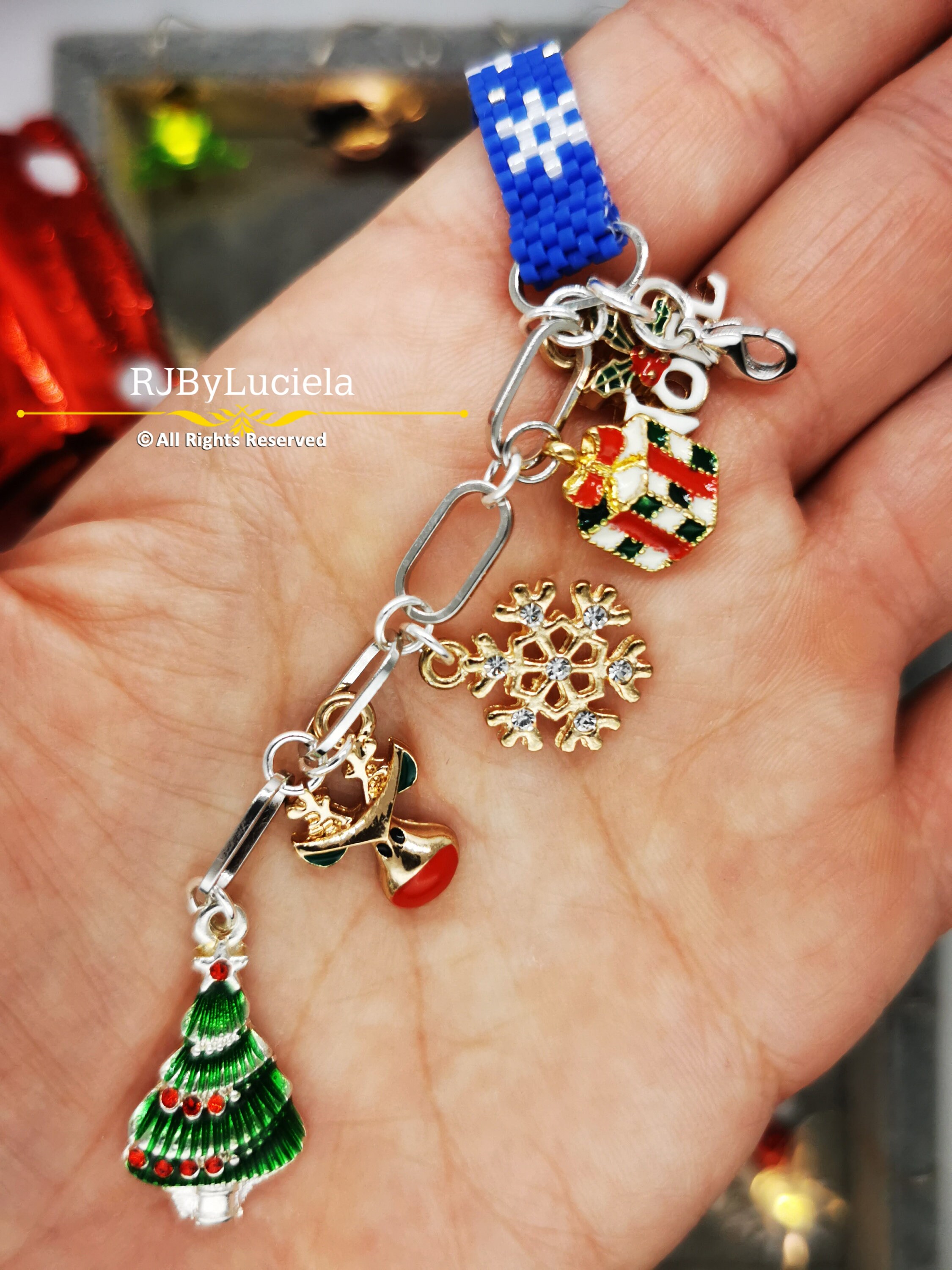 Christmas Jingle Wrap Peyote Pattern Even Count Peyoted - Etsy