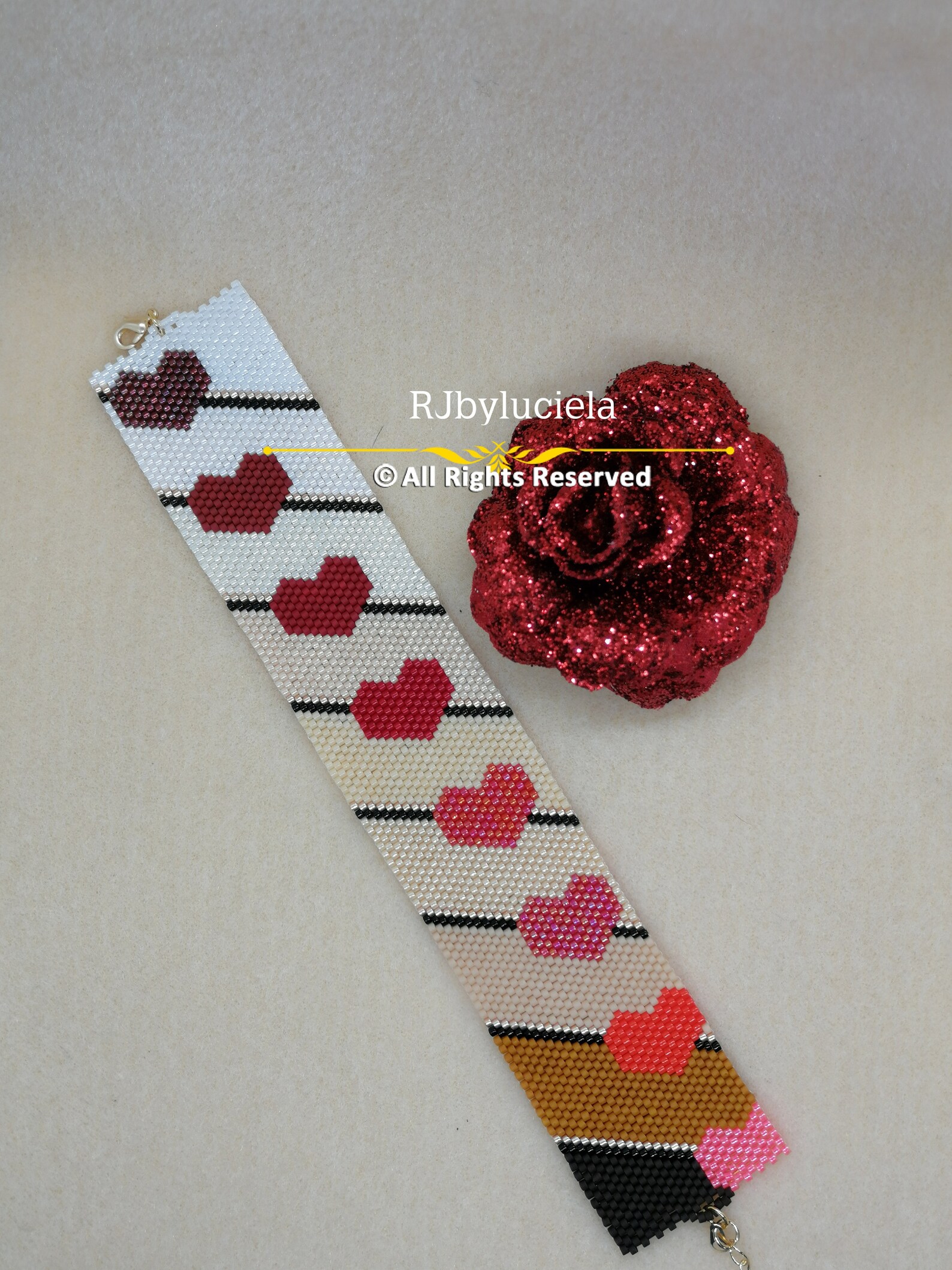 My Heart Away Peyote Pattern Even Count Peyoted Pattern | Etsy