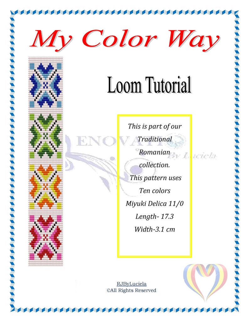 My Color Way Loom Pattern Loom Patterns beaded Pattern | Etsy
