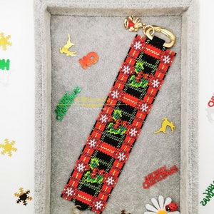 Mistletoe for Christmas Peyote Pattern - Odd Count | Peyoted Pattern ...