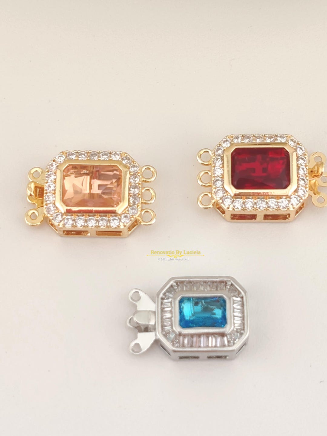 Luxury Clasp With Large Stone | Supplies for Jewelry Making | Bracelet ...
