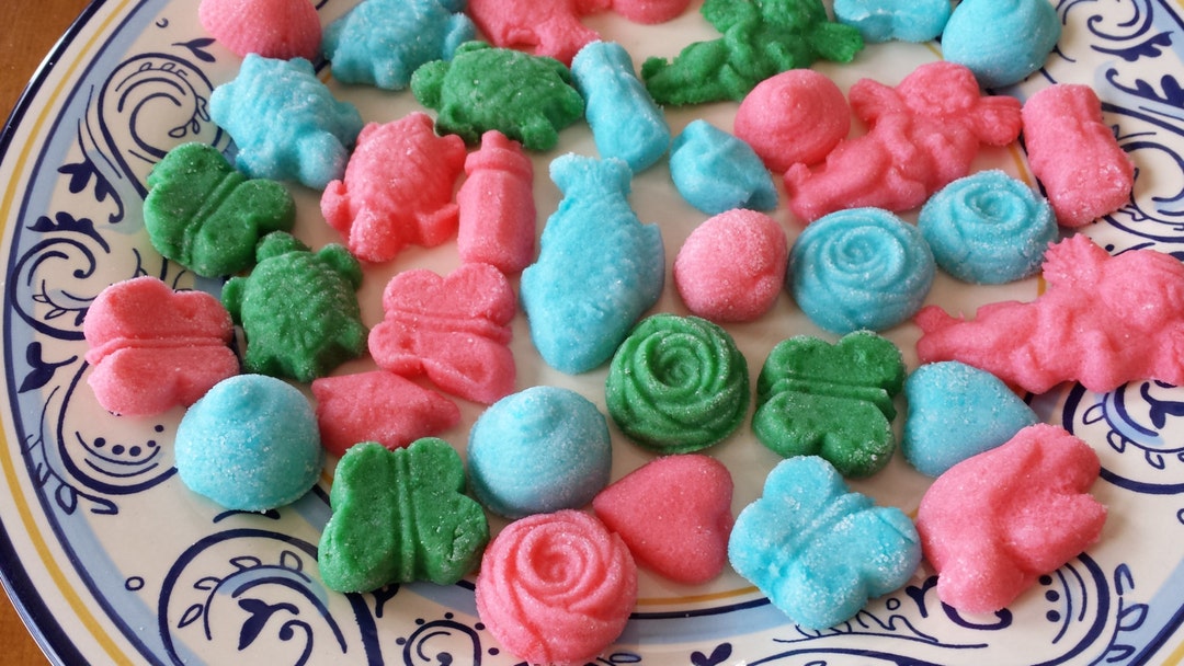 Homemade Cream Cheese Mints: Pastel Party Favors - Five Dozen (60) - Etsy