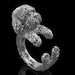 Handmade Cockapoo Cuddle Wrap Ring in Sterling Silver or 14k Gold - Etsy