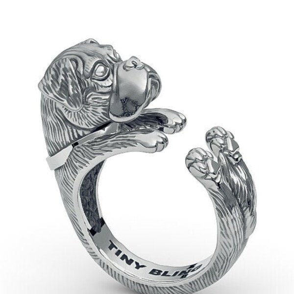 Boxer Dog Ring - Etsy