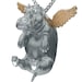 Happy Angel Hippo Diamond Necklace - Etsy