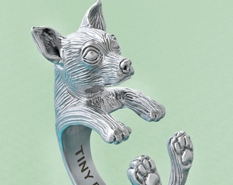 Handmade Akita Jewelry Cuddle Ring Sterling Silver 14k Gold - Etsy