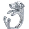 Pug Cuddle Wrap Ring in Sterling Silver or 14K Gold by Tinybling ...