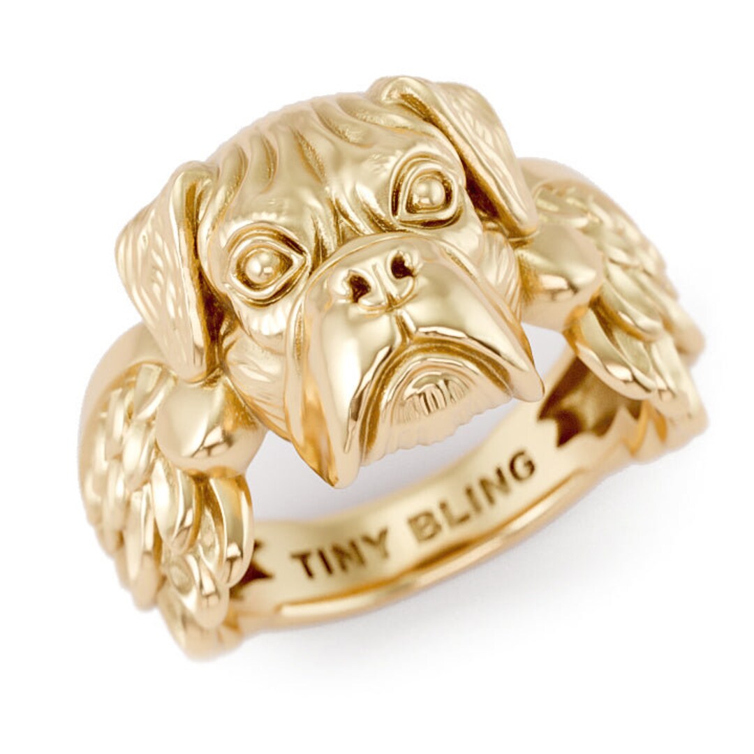 Boxer Breed Angel Wings Memorial Ring for All Pet and Animal Lovers - Etsy